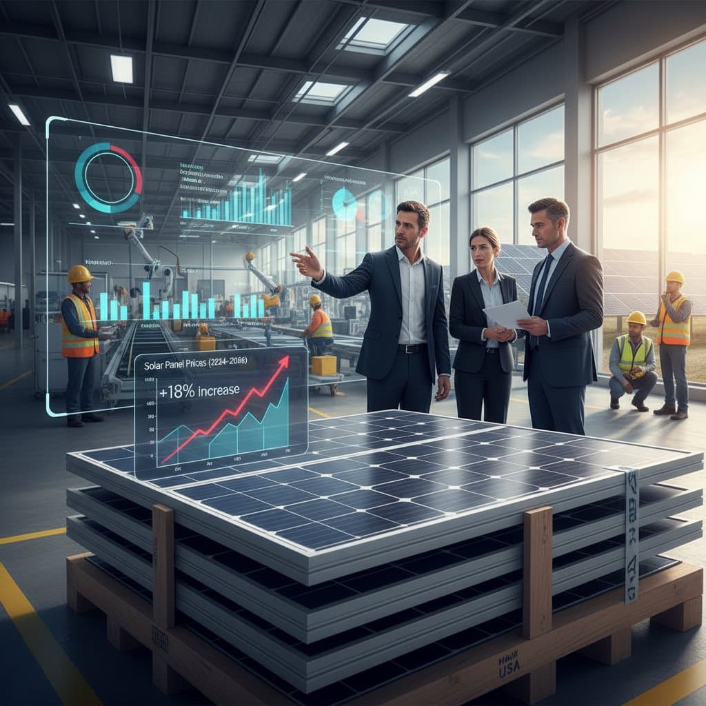 Solar Panel Prices Surge 18% Before 2026 Tariffs | fistsolar.com | Fist ...